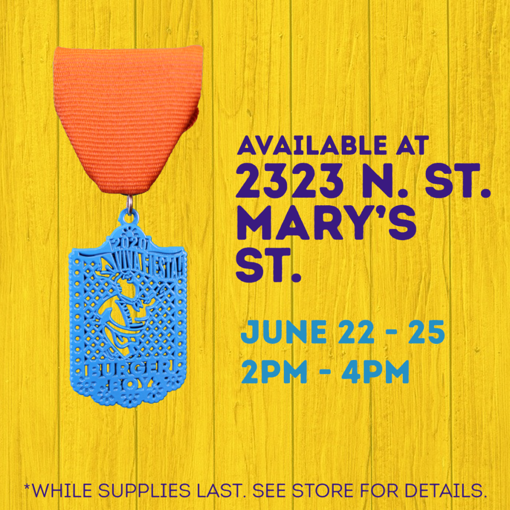 Grab your Free 2020 Fiesta Medal from June 22-25!